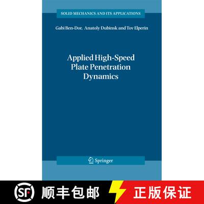 【3-4周达】Applied High-Speed Plate Penetration Dynamics [9789048168682]