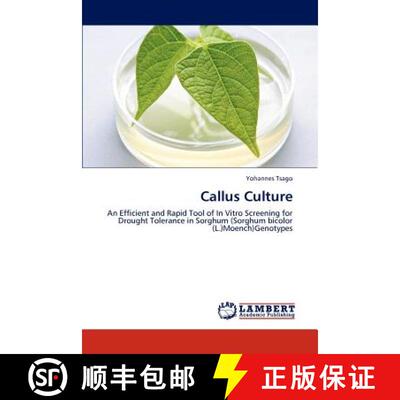 预订 Callus Culture [9783847344346]