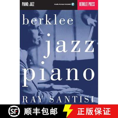 【3-4周达】Berklee Jazz Piano Piano Method Book Learn Jazz Chords, Scales, and Improvisation Includes... [9780876390504]