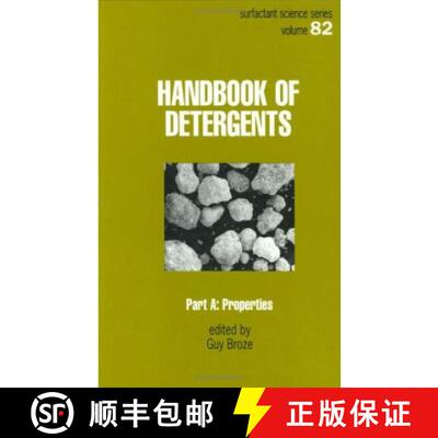 【3-4周达】精装 Handbook of Detergents, Part A: Properties [9780824714178]
