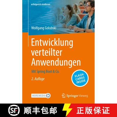 【3-4周达】Entwicklung verteilter Anwendungen: Mit Spring Boot & Co. (2. Auflage 2024) (2. Auflage 2024) [9783658449933]