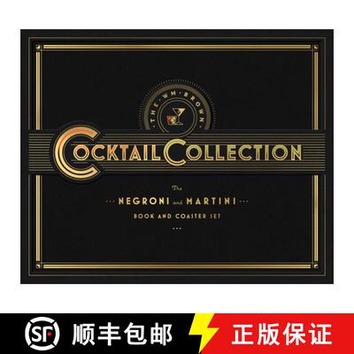 精装 The Wm Brown Cocktail Collection: The Negroni and the Martini: Book and Coaster Set [With Coasters] [9781648291739]