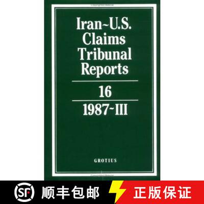 【3-4周达】精装 Iran-U.S. Claims Tribunal Reports: Volume 16 [9780521464505]