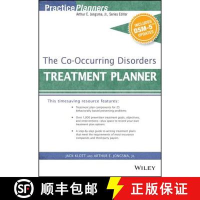 【3-4周达】The Co-Occurring Disorders Treatment Planner, With Dsm-5 Updates [Wiley心理学] [9781119073192]