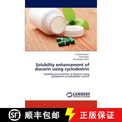 预订 Solubility enhancement of diacerin using cyclodextrin [9783848486458]