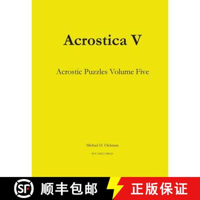【3-4周达】Acrostica V: Acrostic Puzzles Volume Five [9780990887751]