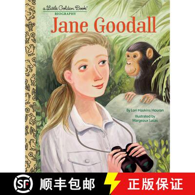 【3-4周达】精装 Jane Goodall: A Little Golden Book Biography [9780593647349]