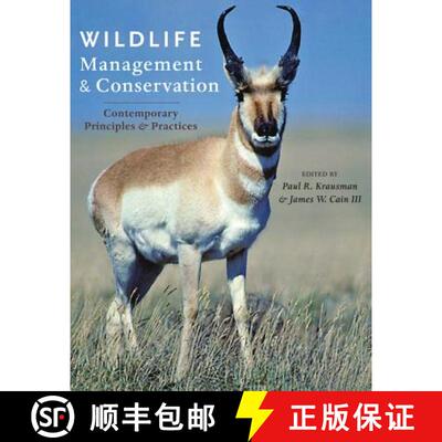【3-4周达】精装 Wildlife Management and Conservation – Contemporary Principles and Practices [9781421409863]