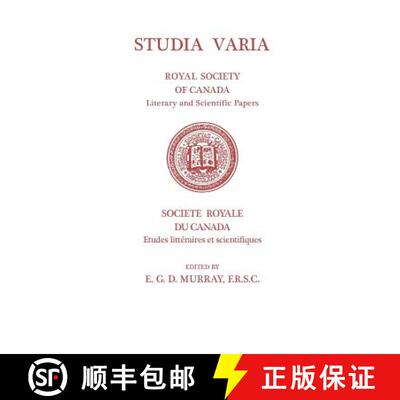 【3-4周达】Studia Varia : (Royal Society of Canada, Literary and Scientific Papers) [9781487587147]