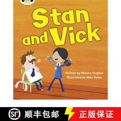 【3-4周达】Bug Club Phonics Fiction Reception Phase 3 Set 06 Stan and Vick [9780433019336]