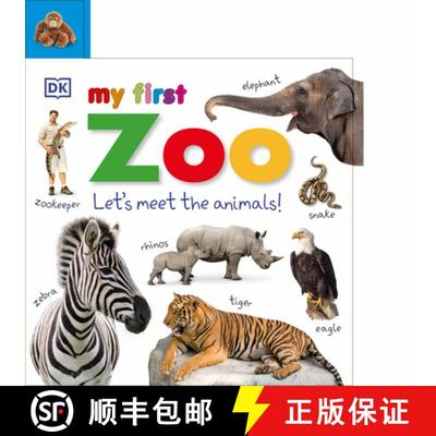 【3-4周达】My First Zoo: Let's Meet the Animals! [9781465448835]