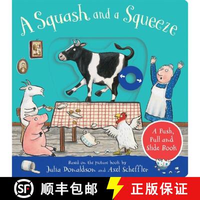 【3-4周达】A Squash and a Squeeze: A Push, Pull and Slide Book [9781529096125]