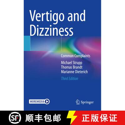 【3-4周达】Vertigo and Dizziness: Common Complaints (Third Edition 2023) [9783030782627]