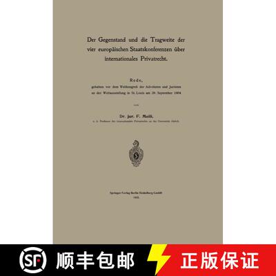 【3-4周达】Der Gegenstand und die Tragweite der vier europäischen Staatskonferenzen über internatio... [9783662387290]
