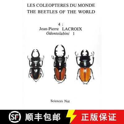 预订 The Beetles of the World, Volume 4: Odontolabini (Part 1) [English / French] [9782857240266]