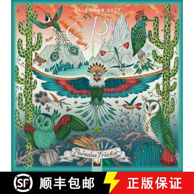 【3-4周达】Emma J Shipley Mini Wall Calendar 2027 (Art Calendar) [9781806941193]
