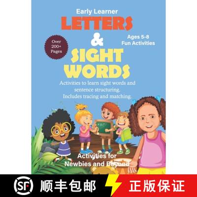 【3-4周达】Letters and Sight Words: For Newbies and Beyond [9798987133415]