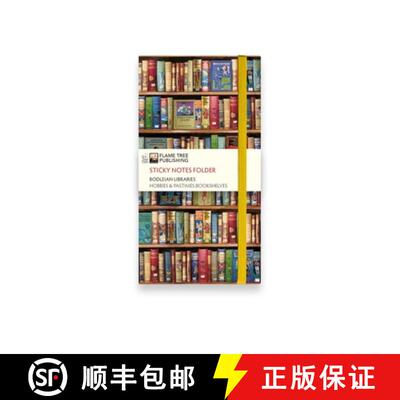 【3-4周达】Bodleian Libraries: Hobbies & Pastimes Bookshelves Flame Tree Sticky Notes Folder [9781835628881]