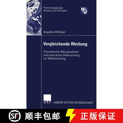 【3-4周达】Vergleichende Werbung : Theoretischer Bezugsrahmen und empirische Untersuchung zur Werbewi... [9783824477197]