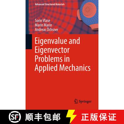 【3-4周达】精装 Eigenvalue and Eigenvector Problems in Applied Mechanics [9783030009908]