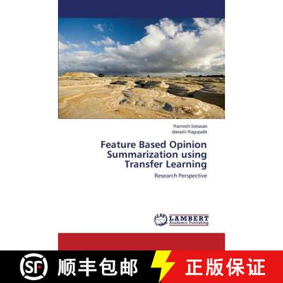【3-4周达】Feature Based Opinion Summarization using Transfer Learning: Research Perspective (Aufl.) [9783659717949]