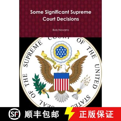 【3-4周达】Some Significant Supreme Court Decisions [9780359543441]