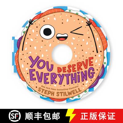【3-4周达】You Deserve Everything (A Shaped Novelty Board Book for Toddlers) [9781499817126]