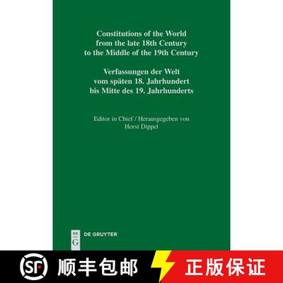 【3-4周达】Constitutions of the World from the late 18th Century to the Middle of the 19th Century, V... [9783598356919]
