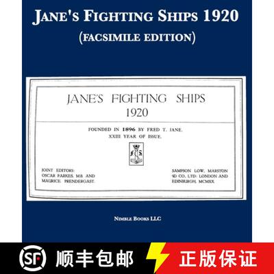 【3-4周达】精装 Jane's Fighting Ships 1920 (facsimile edition) [9781608882342]