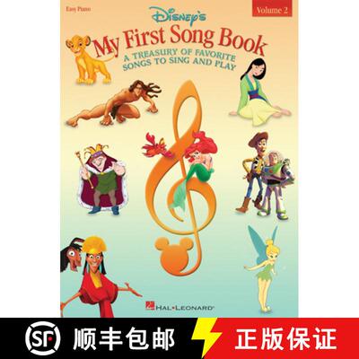 【3-4周达】Disney's My First Songbook Volume 2: A Treasury of Favorite Songs to Sing and Play [9780634047923]
