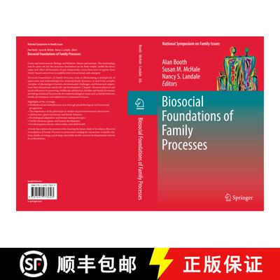 【3-4周达】精装 Biosocial Foundations of Family Processes [9781441973603]