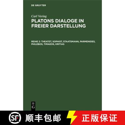 【3-4周达】精装 Theatet, Sophist, Staatsmann, Parmenides, Philebos, Timaeos, Kritias [9783112335550]