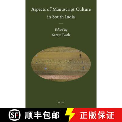 预订 精装 Aspects of Manuscript Culture in South India [9789004219007]