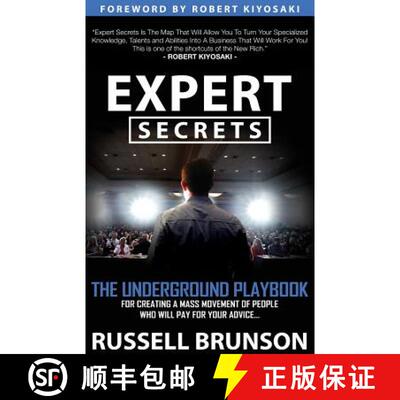 【3-4周达】Expert Secrets : The Underground Playbook for Creating a Mass Movement of People Who Will ... [9781683504580]