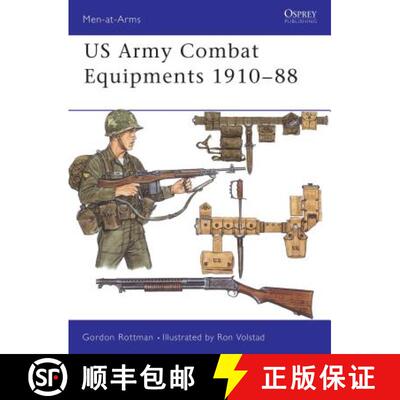 【3-4周达】US Army Combat Equipments 1910-88 [9780850458428]