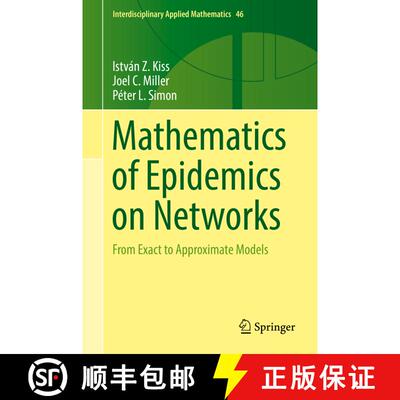 【3-4周达】精装 Mathematics of Epidemics on Networks: From Exact to Approximate Models (1st ed. 2017) [9783319508047]