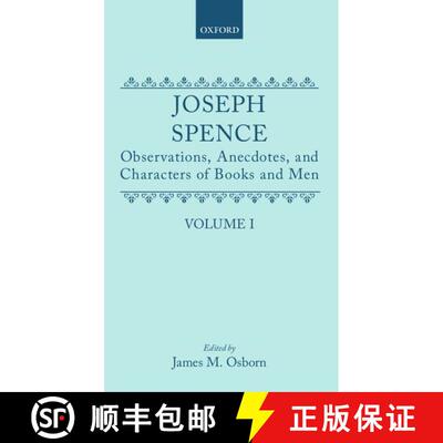 【3-4周达】精装 Observations, Anecdotes and Characters of Books of Man Collected from Conversations: ... [9780198702146]
