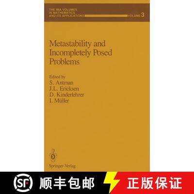 【3-4周达】Metastability and Incompletely Posed Problems [9781461387060]