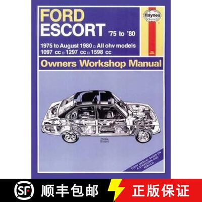 【3-4周达】Ford Escort Owner's Workshop Manual: 75-80 [9780857337382]