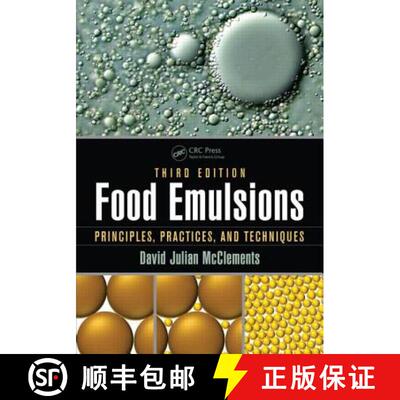 【3-4周达】Food Emulsions : Principles, Practices, and Techniques, Third Edition [9781498726689]