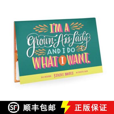 【3-4周达】Em & Friends Grown-Ass Lady Sticky Note Packet [9781642444704]