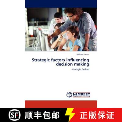 预订 Strategic factors influencing decision making [9783848420445]