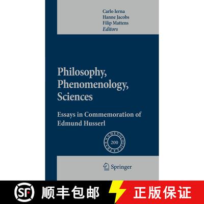 【3-4周达】精装 Philosophy, Phenomenology, Sciences : Essays in Commemoration of Edmund Husserl [9789400700703]