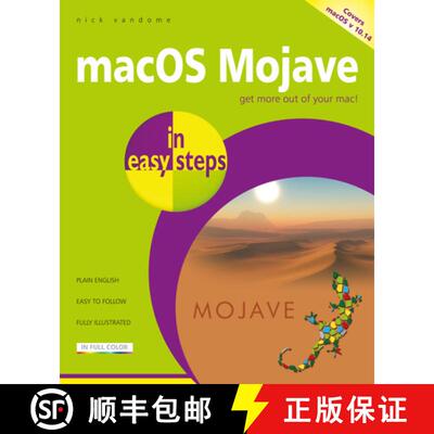 【3-4周达】macOS Mojave in easy steps : Covers v 10.14 [9781840788358]