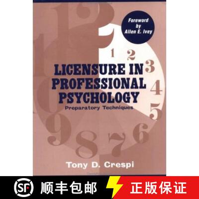 【3-4周达】Licensure In Professional Psychology: Preparatory Techniques [9781560323105]