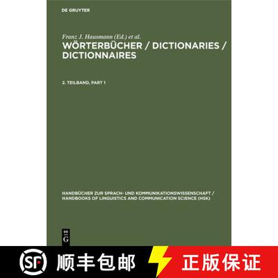 【3-4周达】精装 Wörterbücher / Dictionaries / Dictionnaires Wörterbücher / Dictionaries / Diction... [9783110124200]