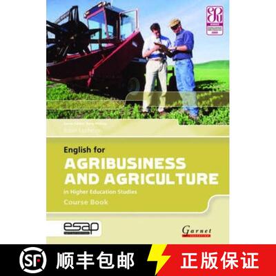 【3-4周达】精装 English for Agribusiness and Agriculture in Higher Education Studies - Course Book wi... [9781859644508]