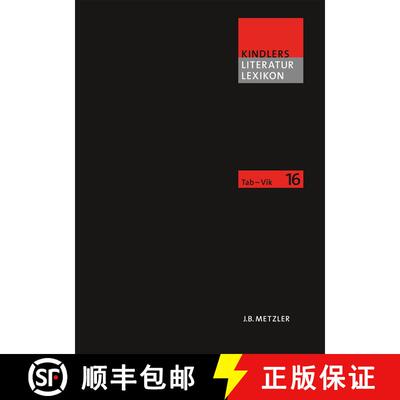 【3-4周达】精装 Kindlers Literatur Lexikon (KLL): Band 16: Tab–Vik [9783476040169]