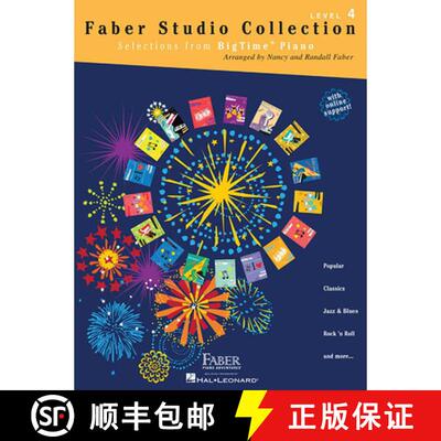 【3-4周达】Faber Studio Collection - Selections from Bigtime Piano - Level 4 [9781616776459]