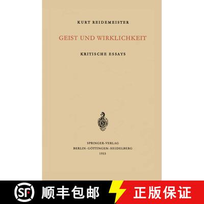 【3-4周达】Geist und Wirklichkeit : Kritische Essays [9783540017424]